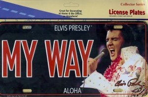 Elvis Presley License Plate MY WAY : Amazon.in: Home & Kitchen