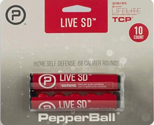 Amazon.com : PepperBall 2% Live PAVA Round Projectiles for Self Defense ...