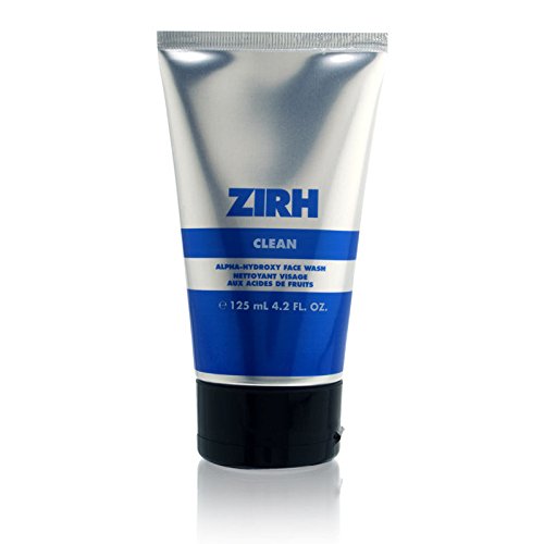 Amazon.com: ZIRH Men's Skincare, CLEAN, Alpha-Hydroxy Face Wash 125ml/4 ...