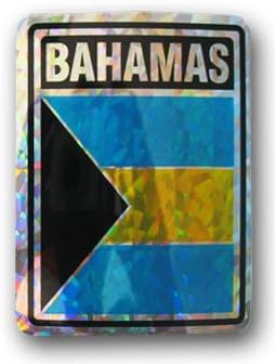 Amazon.com: Flagline Bahamas - Reflective Decal : Automotive