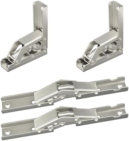 2 PCS 80 Degree Foldable Cabinet Hinges,Spring Hinges Lifting Brackets ...