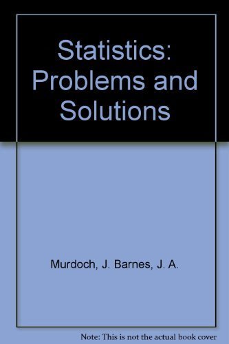 Statistics: Problems and Solutions (Analytical Chemistry of the ...