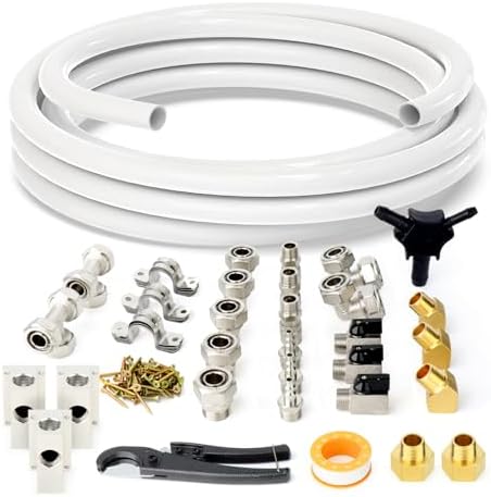 GASHER Compressed Air Piping System, 3/4 Inch ID100 Feet HDPE Pipe ...