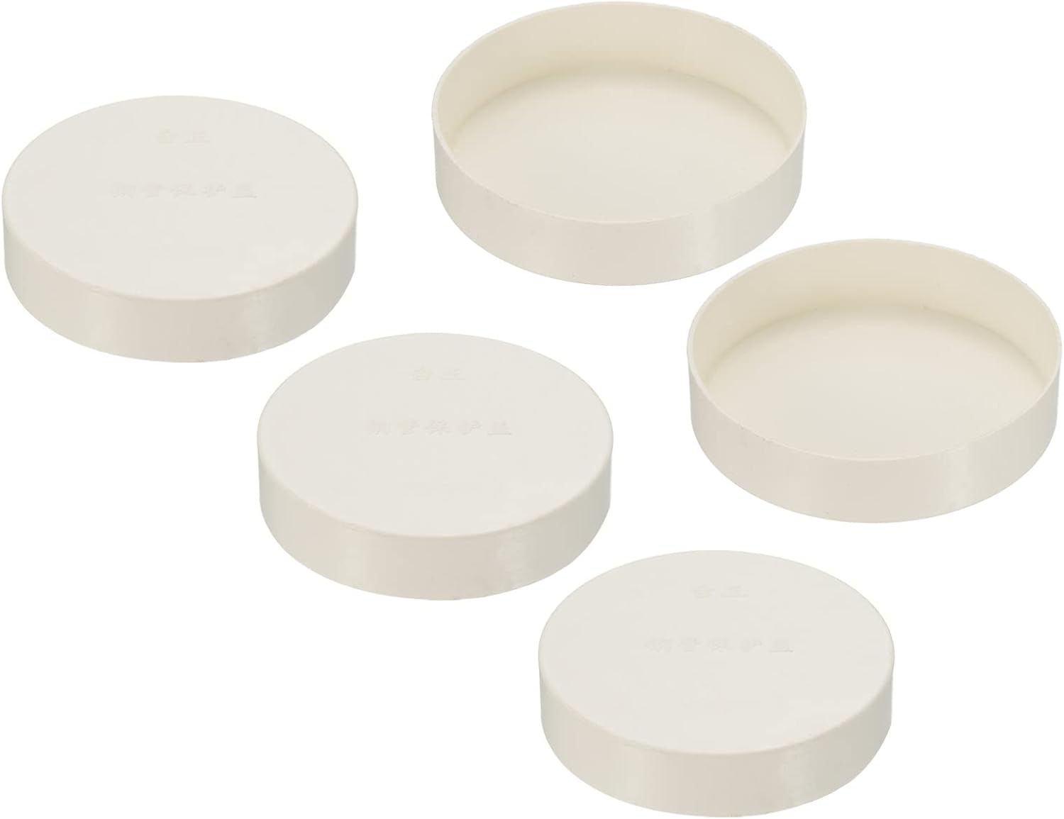 Amazon.com: PATIKIL 3.5" PVC Pipe End Cap Fitting, 5 Pack Furniture ...