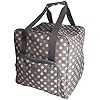 Sewing Online Large Overlocker Bag, Grey Polka Dot | 38 x 36 x 33cm ...