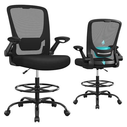 SONGMICS Ergonomic Drafting Chair with Flip-up Armrests Review: A ...