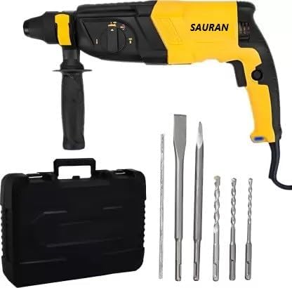 Buildskill Rotary Hammer Drill Machine 30MM, 1050W, Heavy Duty Hammer ...