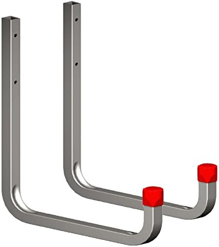 2 x 250mm Extra Large Storage Wall Hooks 40kg Galvanised Steel, Ladders ...