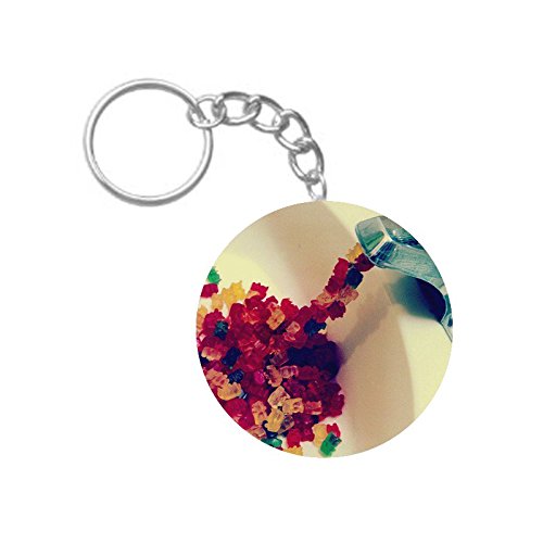 ShopTwiz Colourful Bubbles Printed Circle Key Ring : Amazon.in: Fashion