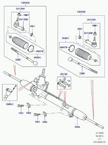 Amazon.com: Genuine Land Rover Steering Tie Rod End Kit LR010674 Range ...