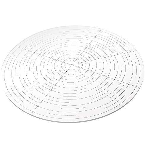 10" Round Center Finder Compass Clear Acrylic for Drawing Circles ...