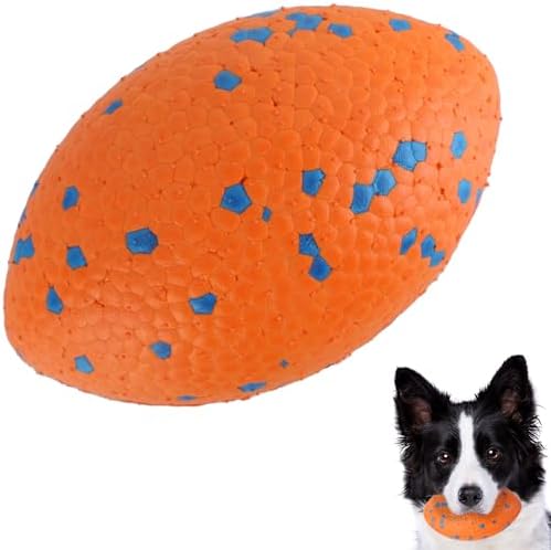 Pet Supplies : CyperGlory Indestructible Dog Football Ball Toy for ...