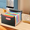 Amazon.com: Vowcarol 5x8 Index Card Holder, 5x8 Index Cards Organizer ...