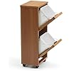 Arredamenti Italia ARREDAMENTIITALIA Mülltrennsystem Madera 2, Holz - 2 ...