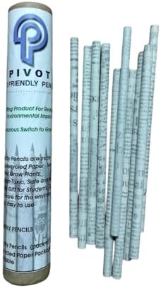PIVOT Recycled Pencils Made of recycled Newspaper Eco - Friendly Paper ...
