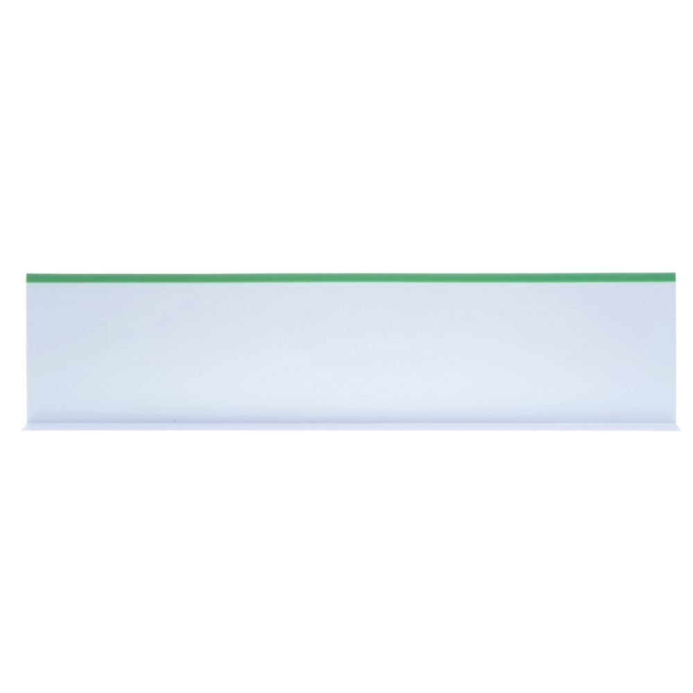 Amazon.com: Produce Divider White with Green Trim Plastic Shelf Divider ...