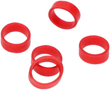Amazon.com: ONLYKXY 250 Pieces Red Silicone Cable Ties Data Lines ...