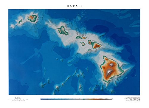 Hawaii Wall Map, 30x42: 9780783425535: Amazon.com: Office Products