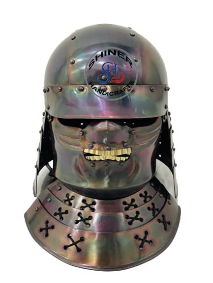 Buy Armor Samurai Armor Helmet Totally Handmade Helmet Heavy Metal with ...