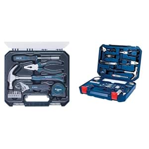 Bosch 12 pieces Hand tool kit for wood and metal, with handtools and ...