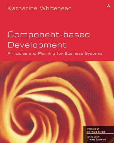 Component Based Development: Principles and Planning for Business Systems (Addison-wesley Object ...