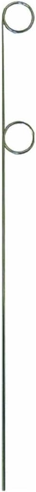 Amazon.com : Hy-Ko 40640 Metal Pigtail Sign Stake, 28", 28 ", Silver ...