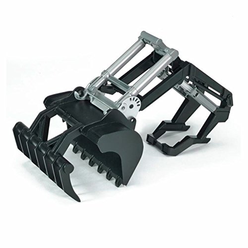 Bruder 02317 Front Shovel Loader and Log Grabber Accessory for - Want ...