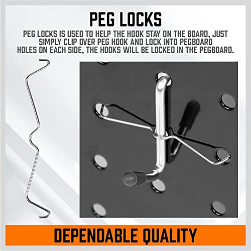 Snapklik.com : 83pc Extra Thick 1/4 Pegboard Hooks Accessories ...