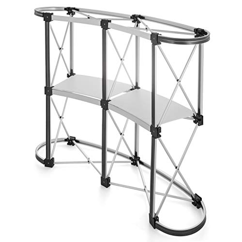 BananaB Stand de Foire Expo 130x40x98cm Table d’Exposition Pliable ...