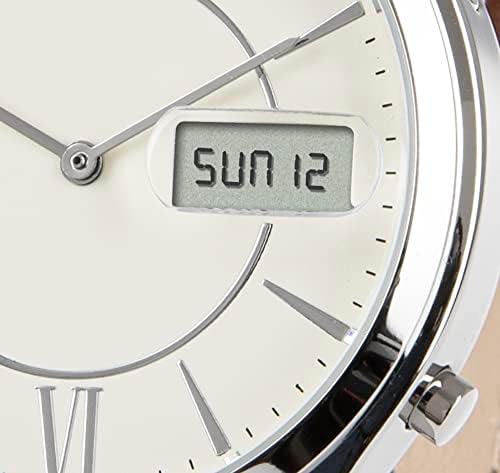 Zeit-Bar Men's Radio Controlled Stainless Steel Watch with Day and Date ...
