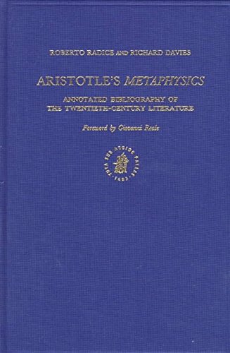 Aristotle's Metaphysics: Radice, Roberto; Davies, Richard ...