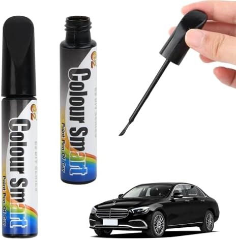 Anseom Car Paint Scratch Repair Pen Black, 2Pcs Colorfast Car Touch Up ...