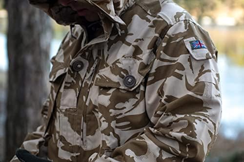 British Army Mens Military Jacket Original Hooded Desert Camouflage ...