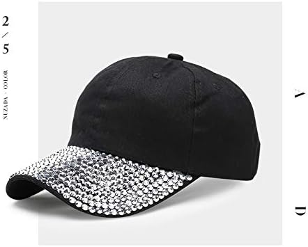 JKJKL Baseball Cap Fashion Classic Frauen Hüte Baseball Cap Strass Hip ...