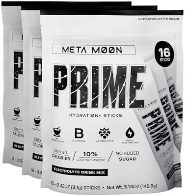 Amazon.com: PRIME HYDRATION+ Sticks META Moon | Hydration Powder Single ...