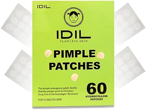 Amazon.com: IDIL PIMPLE PATCHES For Face 60 PCS Invisible 12MM ...