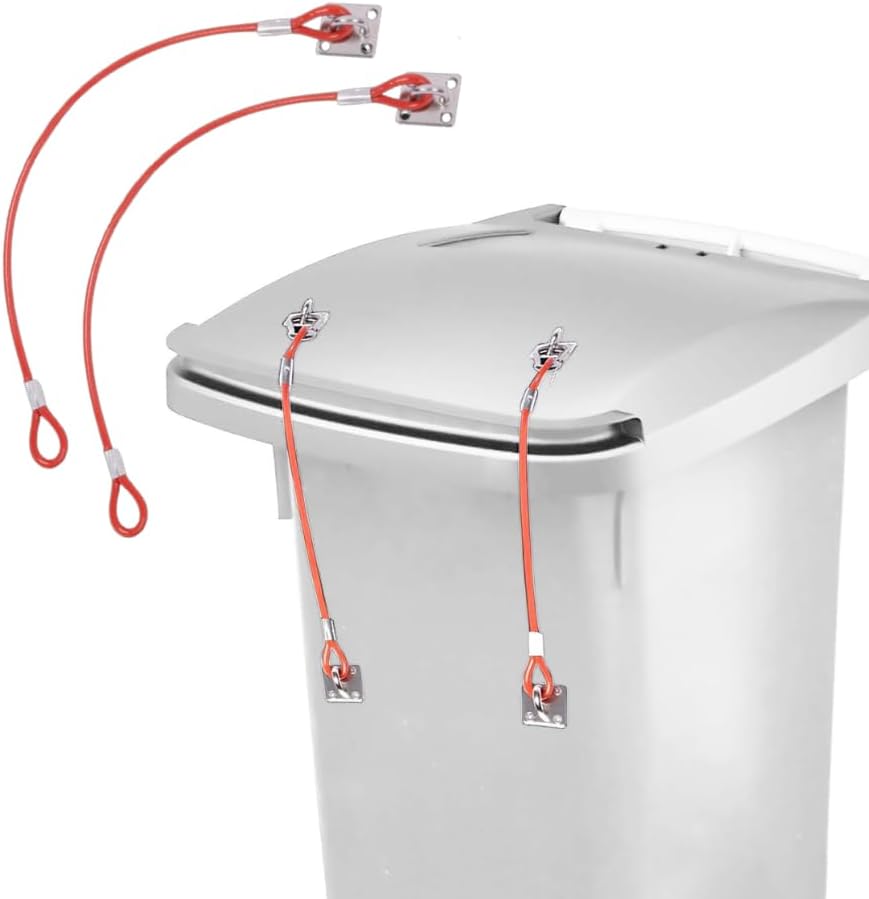 Amazon.com: Hyper Tough 32 Gallon Wheeled Trash Can with Turn & Lock ...