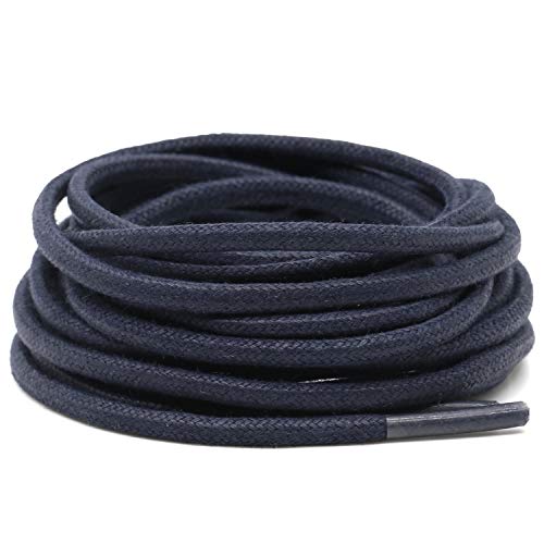 Snapklik.com : DELELE 2 Pair 31.50 Round Waxed Shoelaces 1/8 Thick Shoe ...