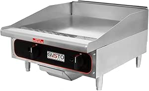Amazon.com: Gusto - 24" NG Manual Griddle, Each : Industrial & Scientific