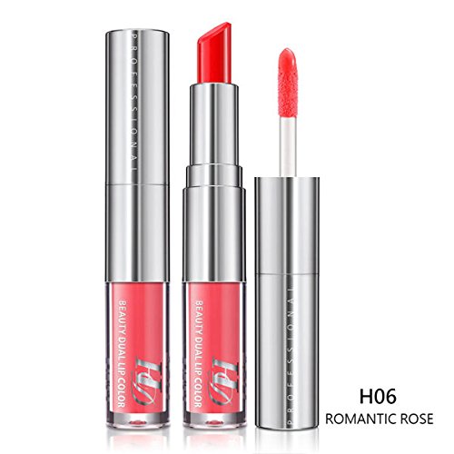 FLY UP HD BEAUTY DUAL LIP COLOR - H06 Romantic Rose : Amazon.in: Beauty