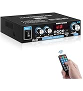 Amazon.com: Home Audio Amplifier AK-35 HiFi Bluetooth 5.0 Mini Stereo ...