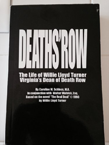 Buy Death's Row: The Life of Willie Lloyd Turner, Virginia's Dean of ...