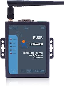 Amazon.com: PUSR Industrial RS485 RS232 to WiFi/Ethernet Converter ...