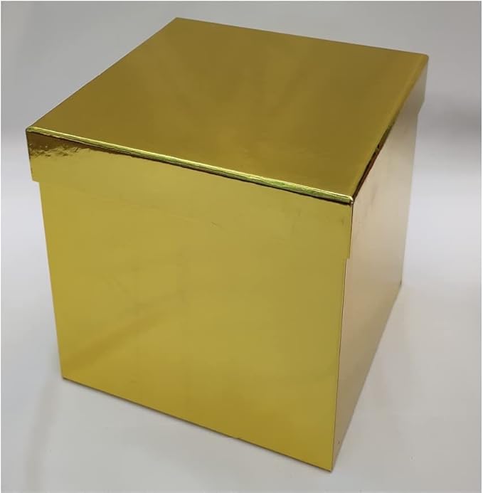 Amazon.com: UNIQOOO 5PCS Metallic Gold Nesting Gift Boxes Set, Square ...