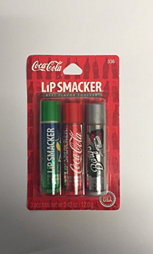 Amazon.com : Lip Smacker Lip Balm Trio 336 Coca-Cola, Sprite, Barq's ...