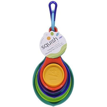 Amazon.com: Squish Collapsible Measuring Cup Sets (4 Piece Cups, Bright ...