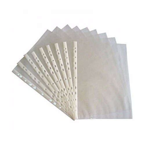 Transparent Polypropylene Sheet Protector, F/S, 100 Pcs/Pk - : Amazon ...