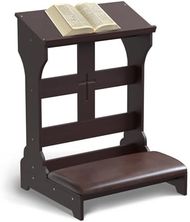 Amazon.com: Gtouse Prayer Kneeler, Wooden Prayer Bench Stool for ...