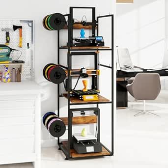 PUNCIA 3 Tier 3D Printer Stand with Filament Storage Heavy Duty ...