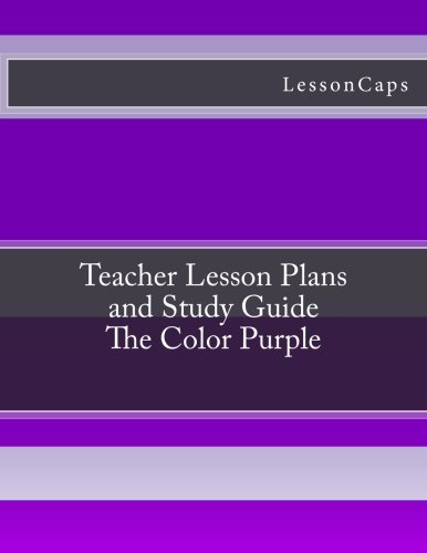Amazon.com: The Color Purple - Teacher Lesson Plans and Study Guide ...